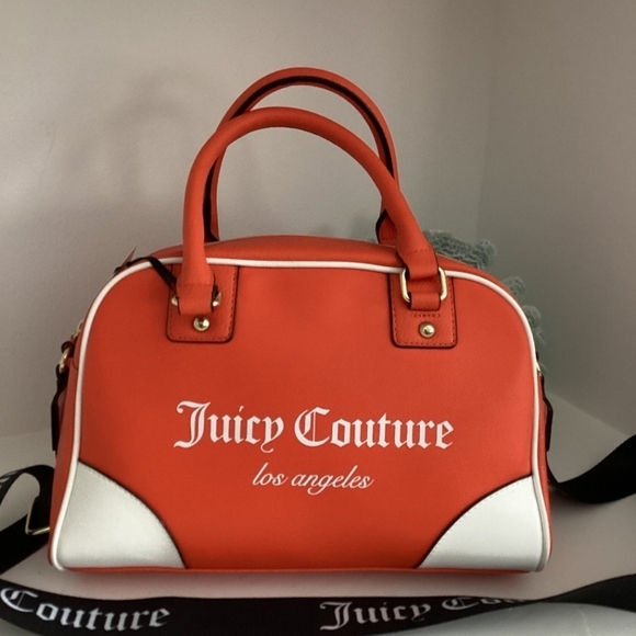 Juicy Couture | Bags | Rare Color Juicy Couture Orange Sports Bowler ...